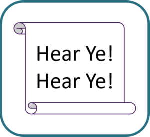 Hear ye hear ye - Kevin Justin's Blog